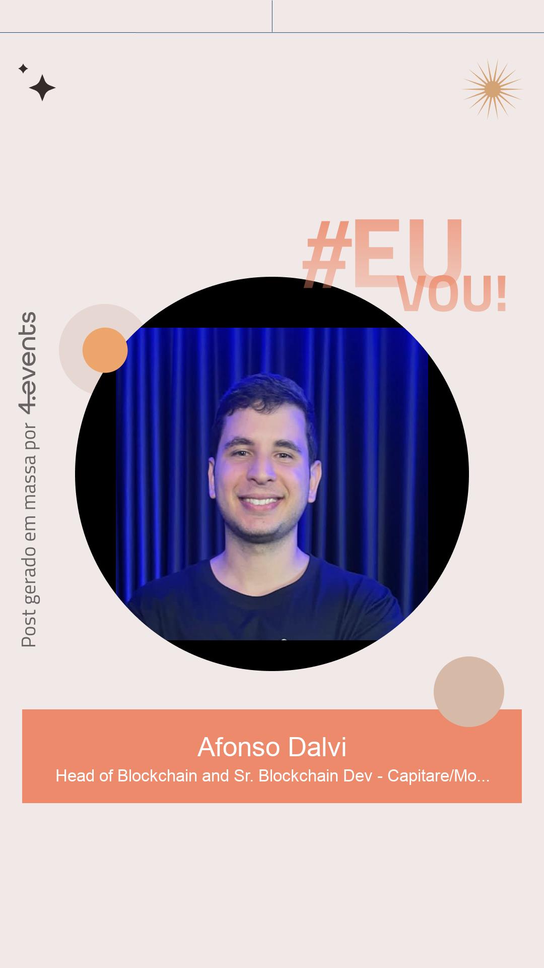 Palestrante - Afonso Dalvi