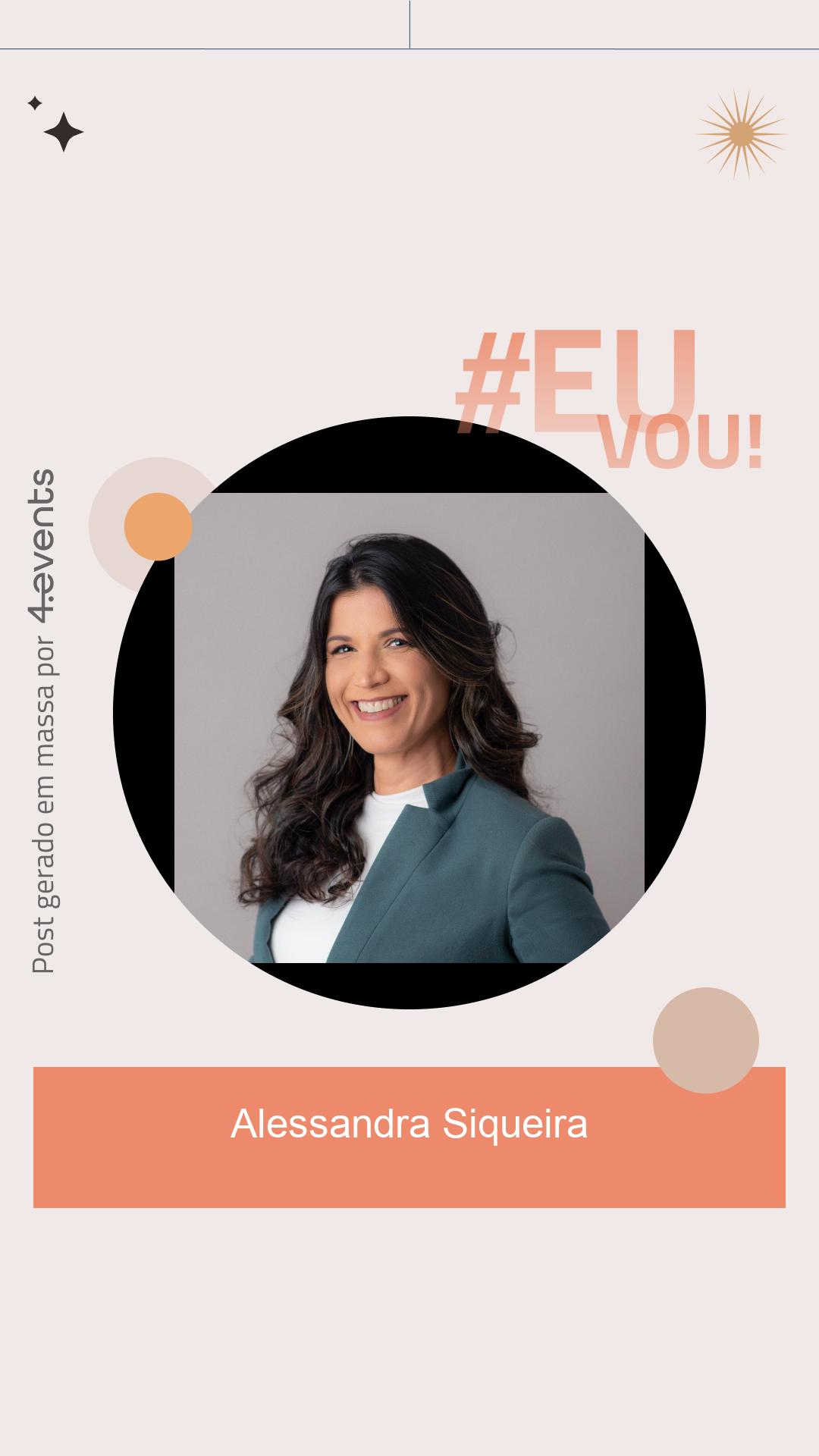 Palestrante - Alessandra Siqueira