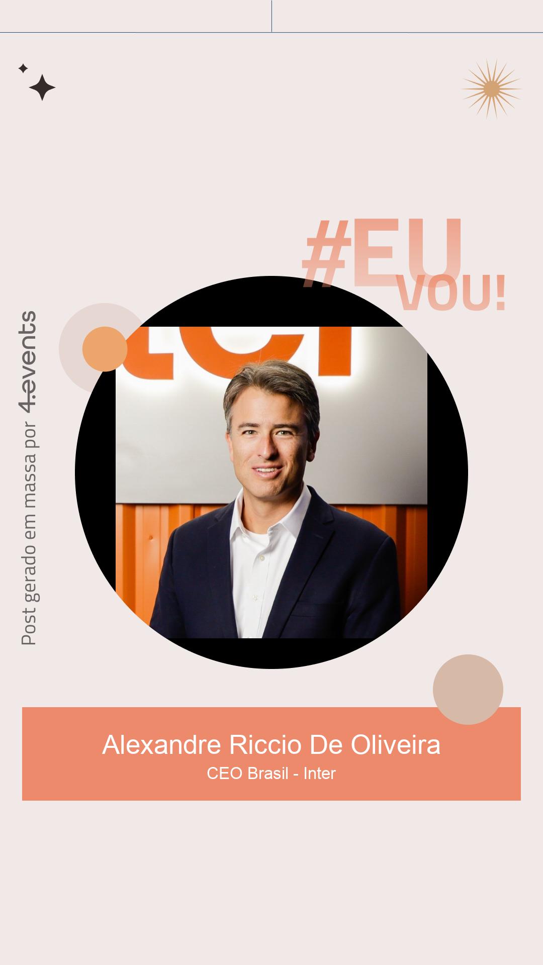 Palestrante - Alexandre Riccio De Oliveira