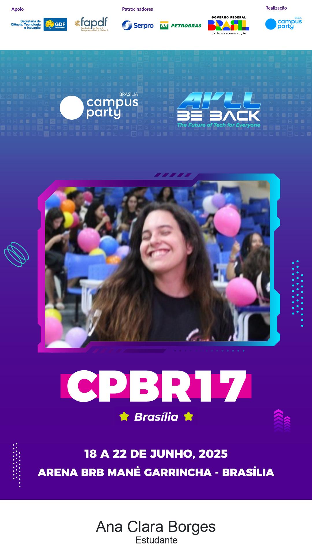 Palestrante - Ana Clara Borges