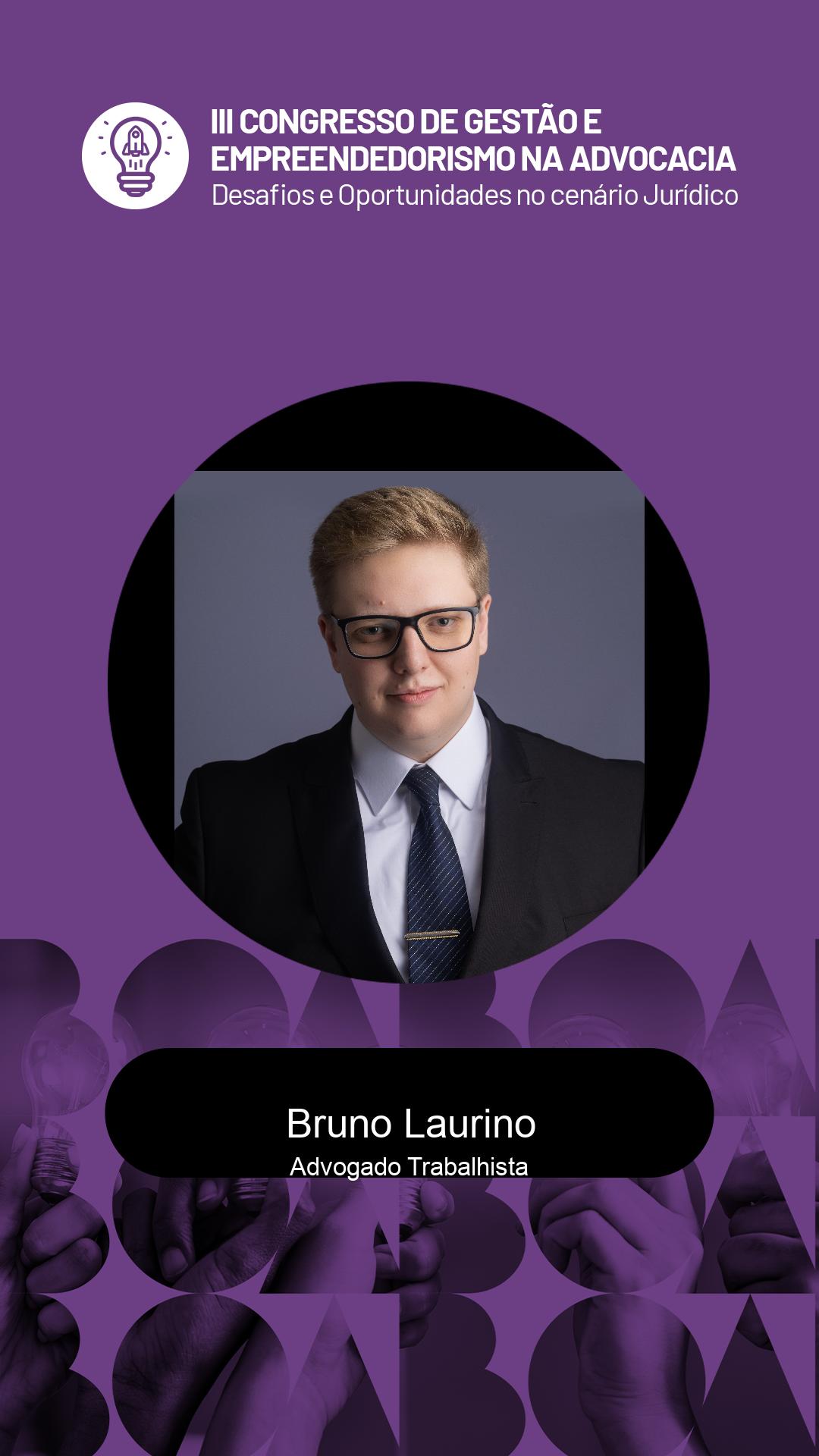 Palestrante - Bruno Laurino