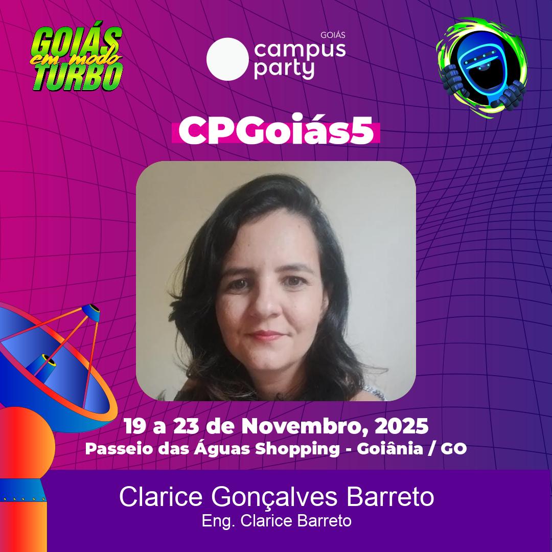 Palestrante - Clarice Gonçalves Barreto