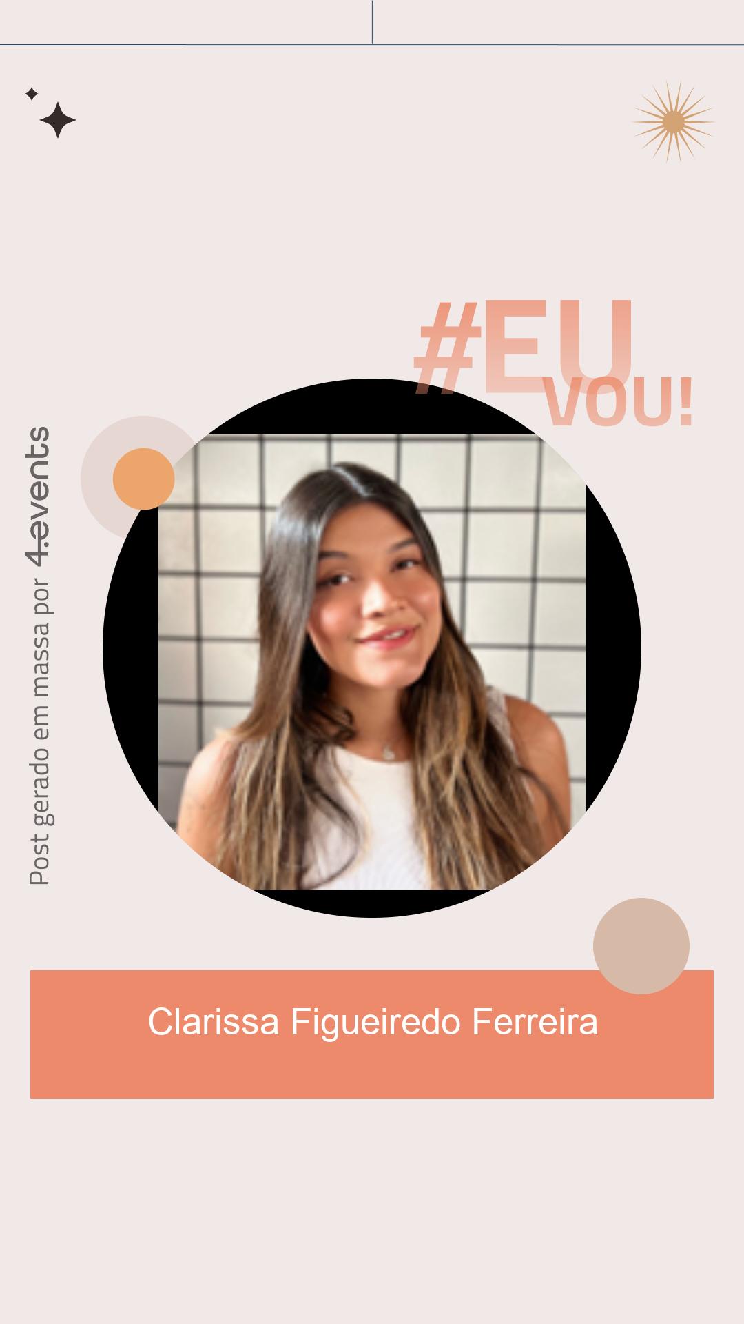 Palestrante - Clarissa Figueiredo Ferreira