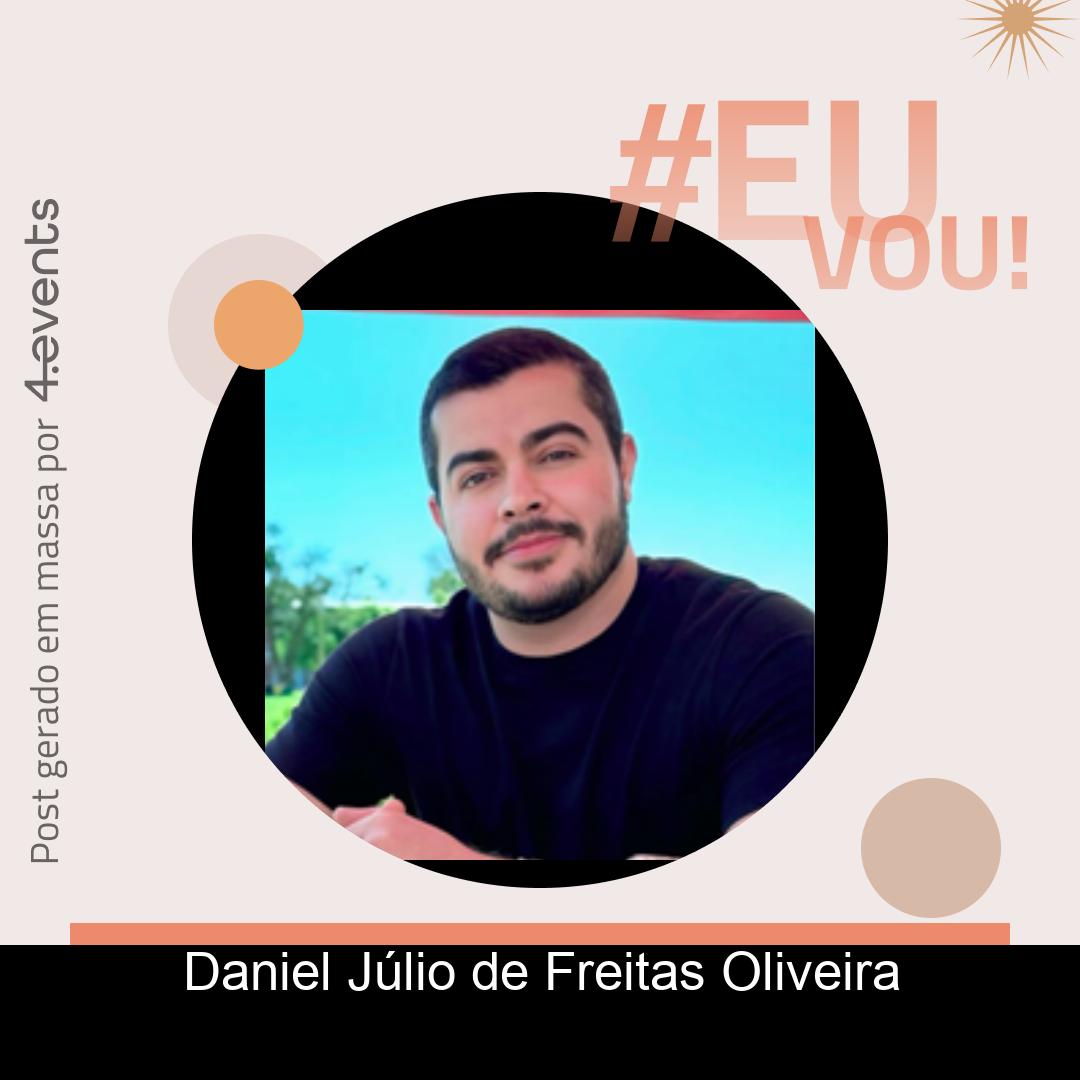 Palestrante - Daniel Júlio de Freitas Oliveira