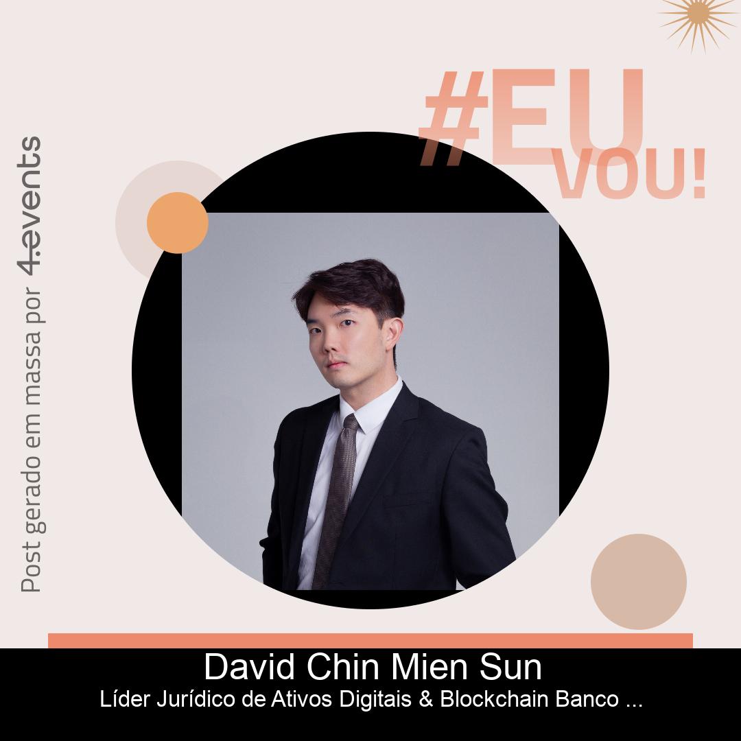 Palestrante - David Chin Mien Sun