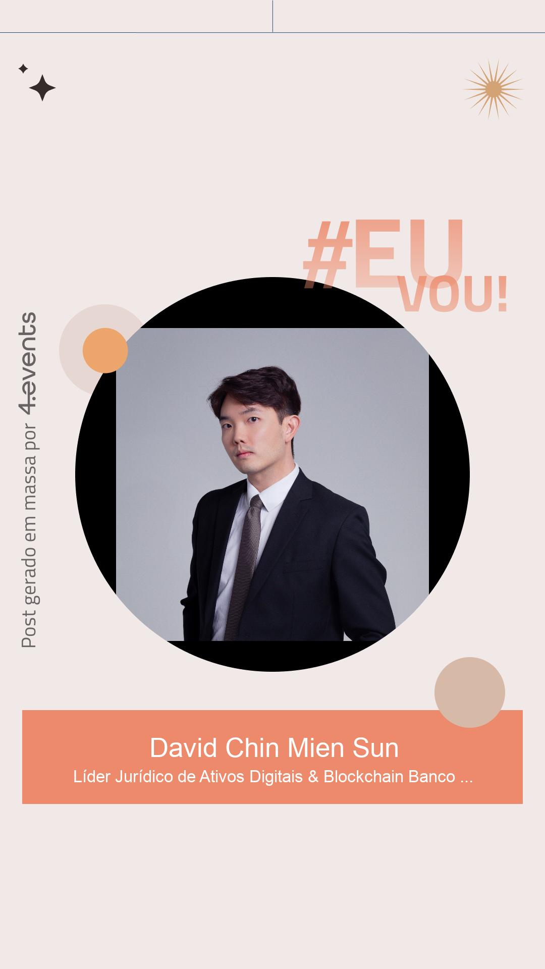 Palestrante - David Chin Mien Sun