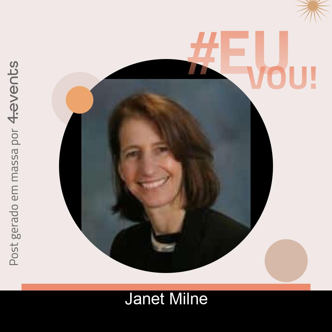 Palestrante - Janet Milne