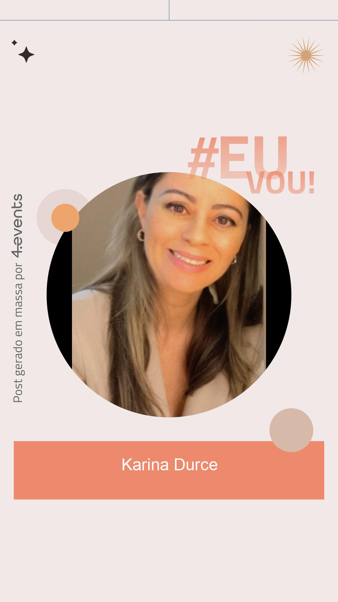 Palestrante - Karina Durce