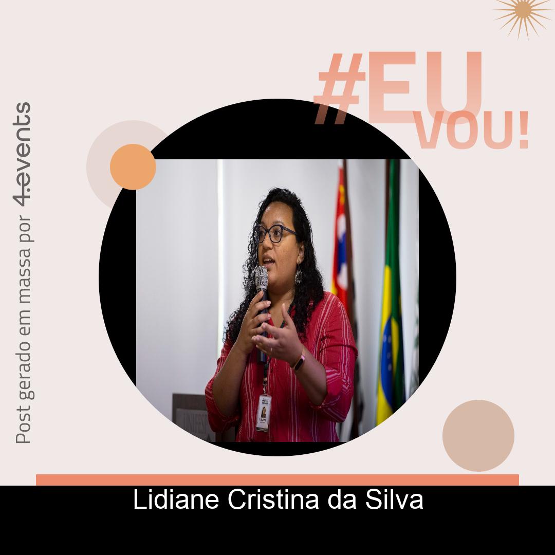 Palestrante Lidiane Cristina Da Silva 5943