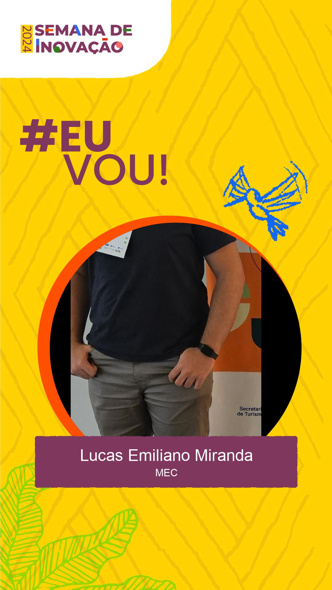 Palestrante - Lucas Emiliano Miranda