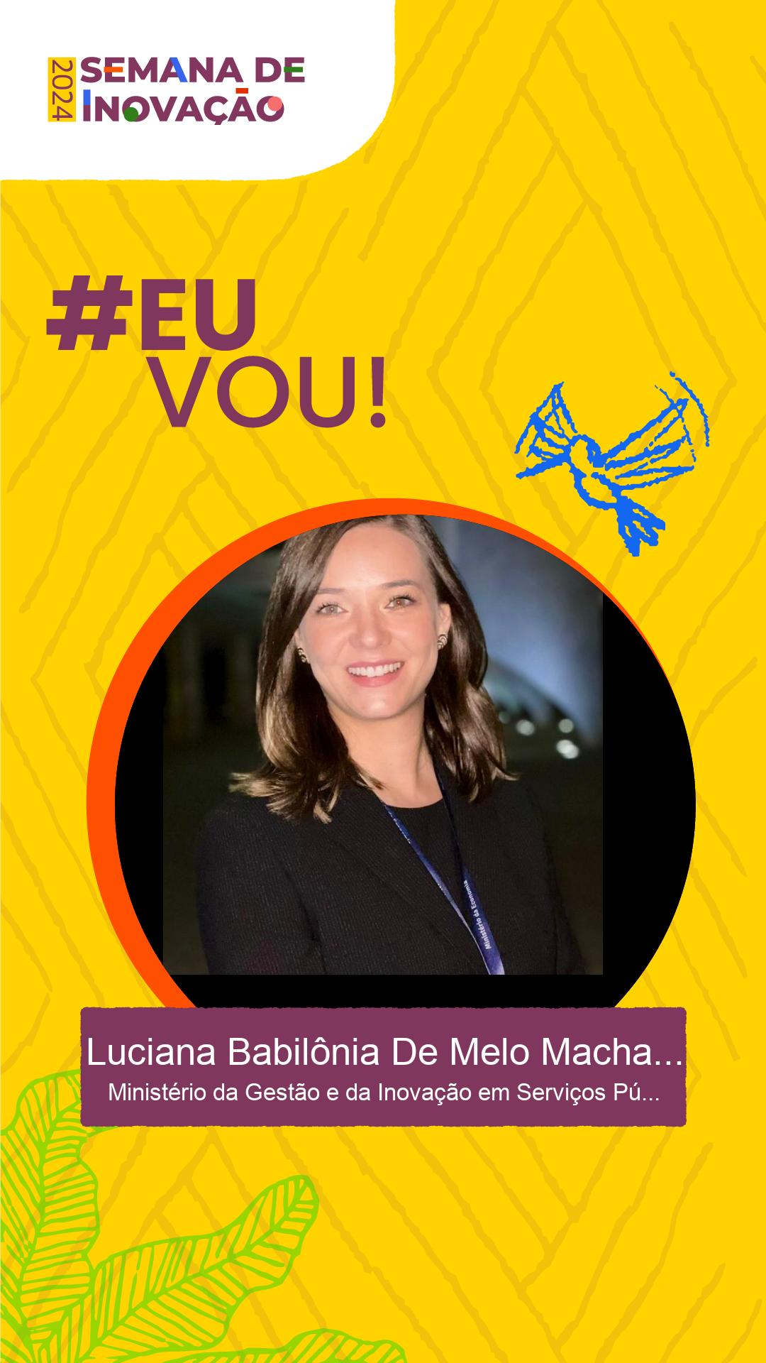 Palestrante - Luciana Babilônia De Melo Machado De Sousa