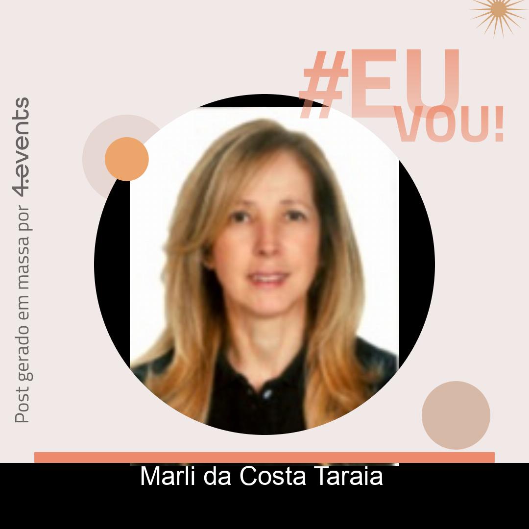 Palestrante - Marli da Costa Taraia