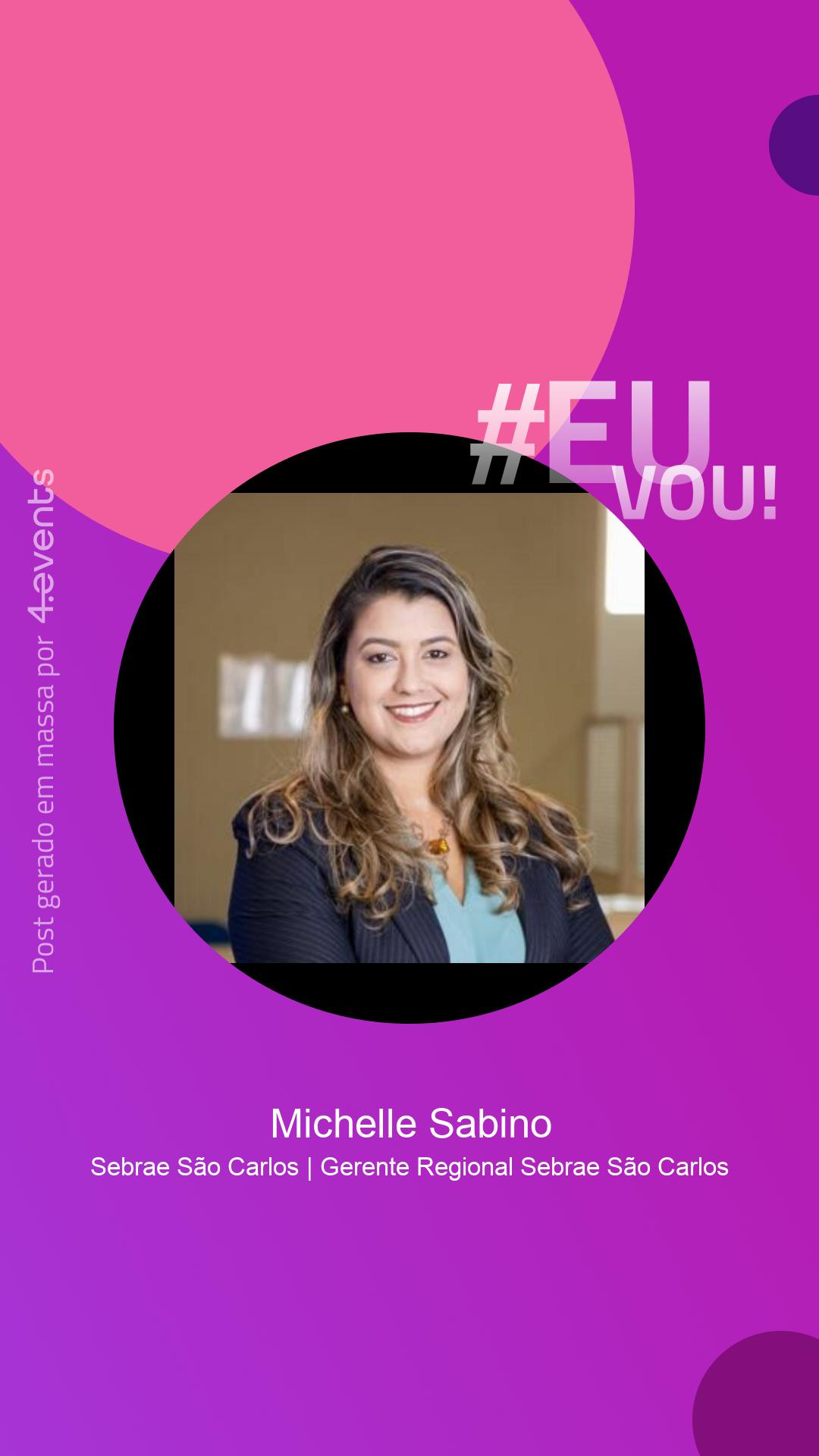 Palestrante - Michelle Sabino