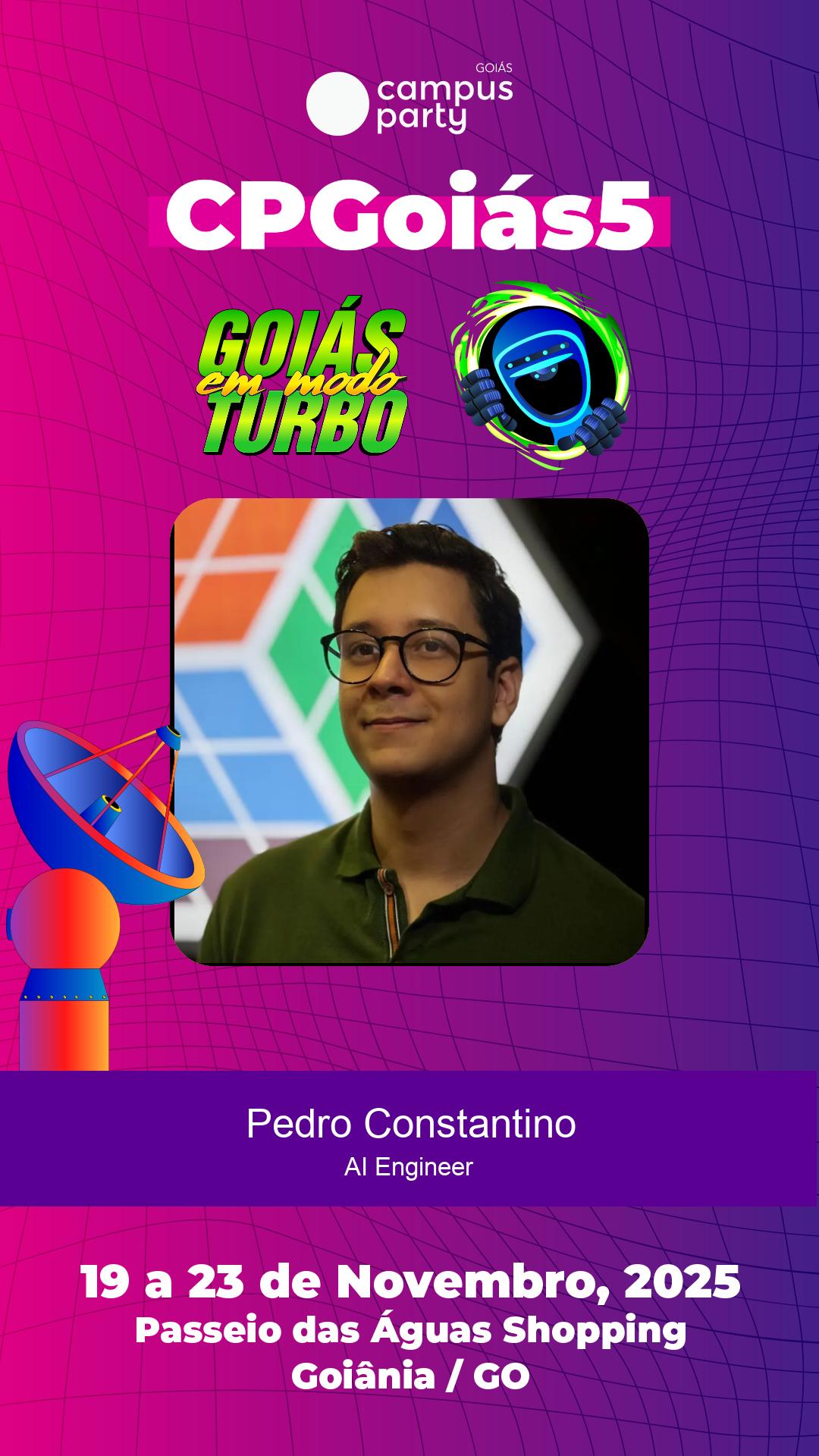 Palestrante - Pedro Constantino