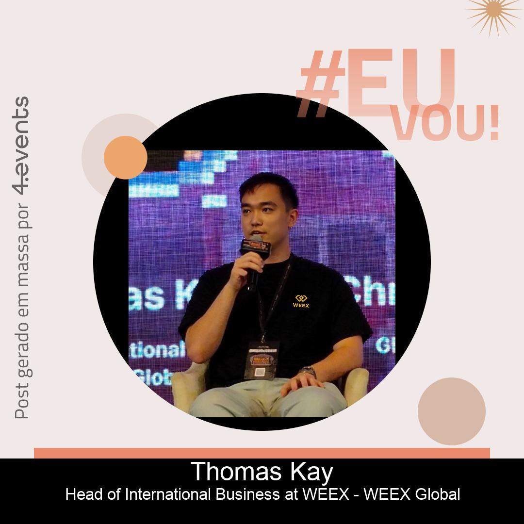 Palestrante - Thomas Kay