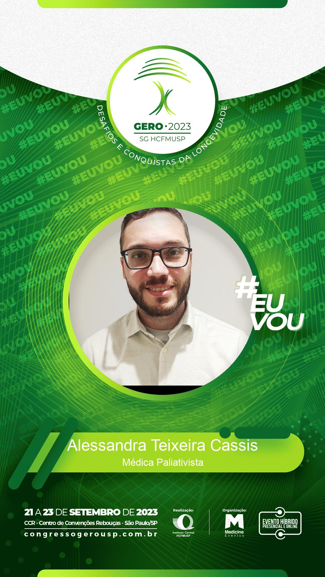 Palestrante - Alessandra Teixeira Cassis
