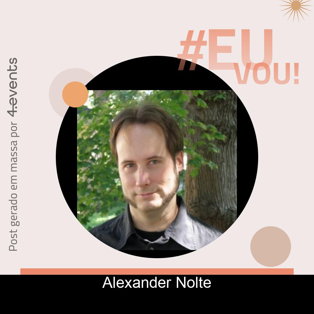 Palestrante - Alexander Nolte