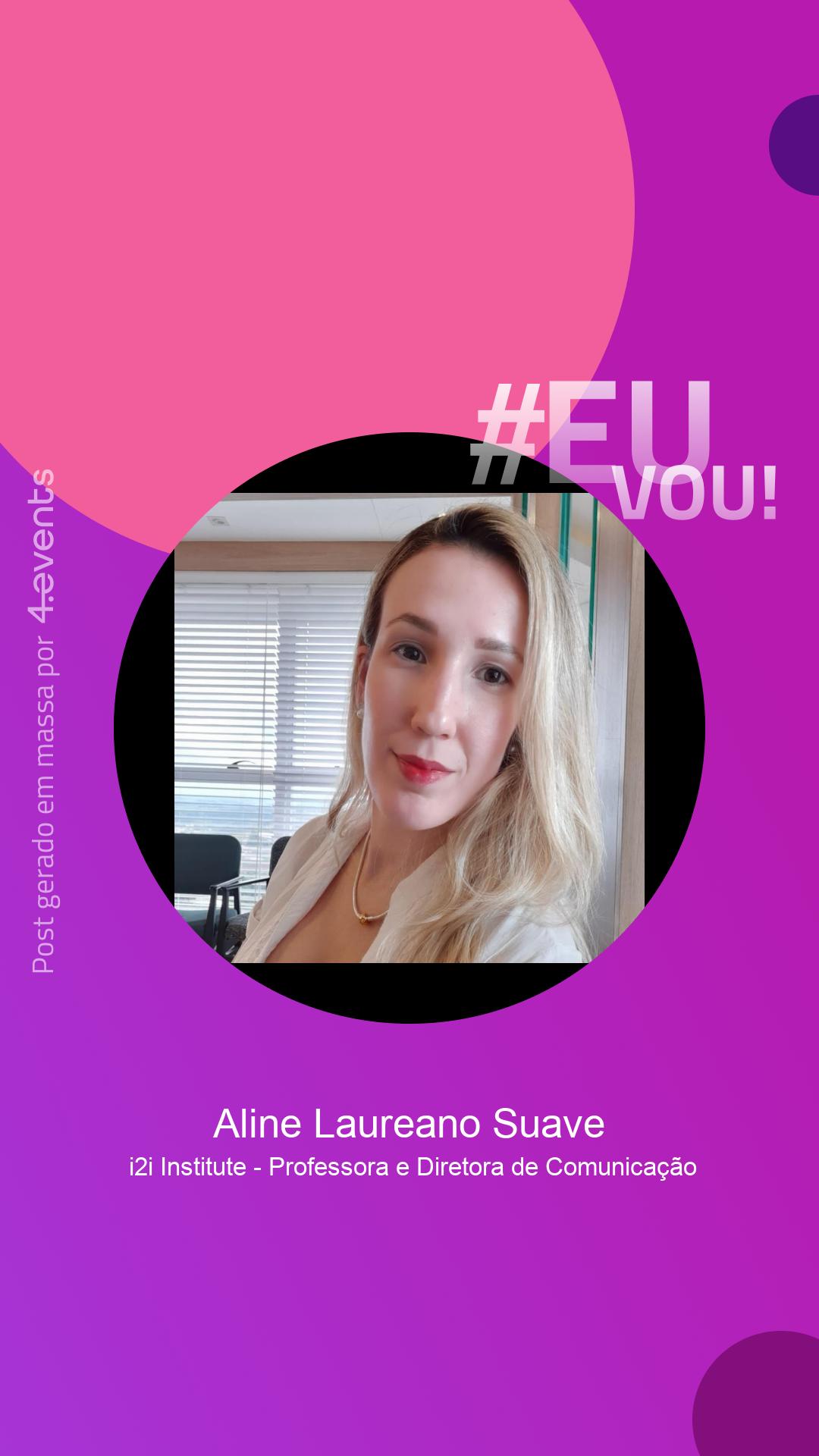 Palestrante - Aline Laureano Suave