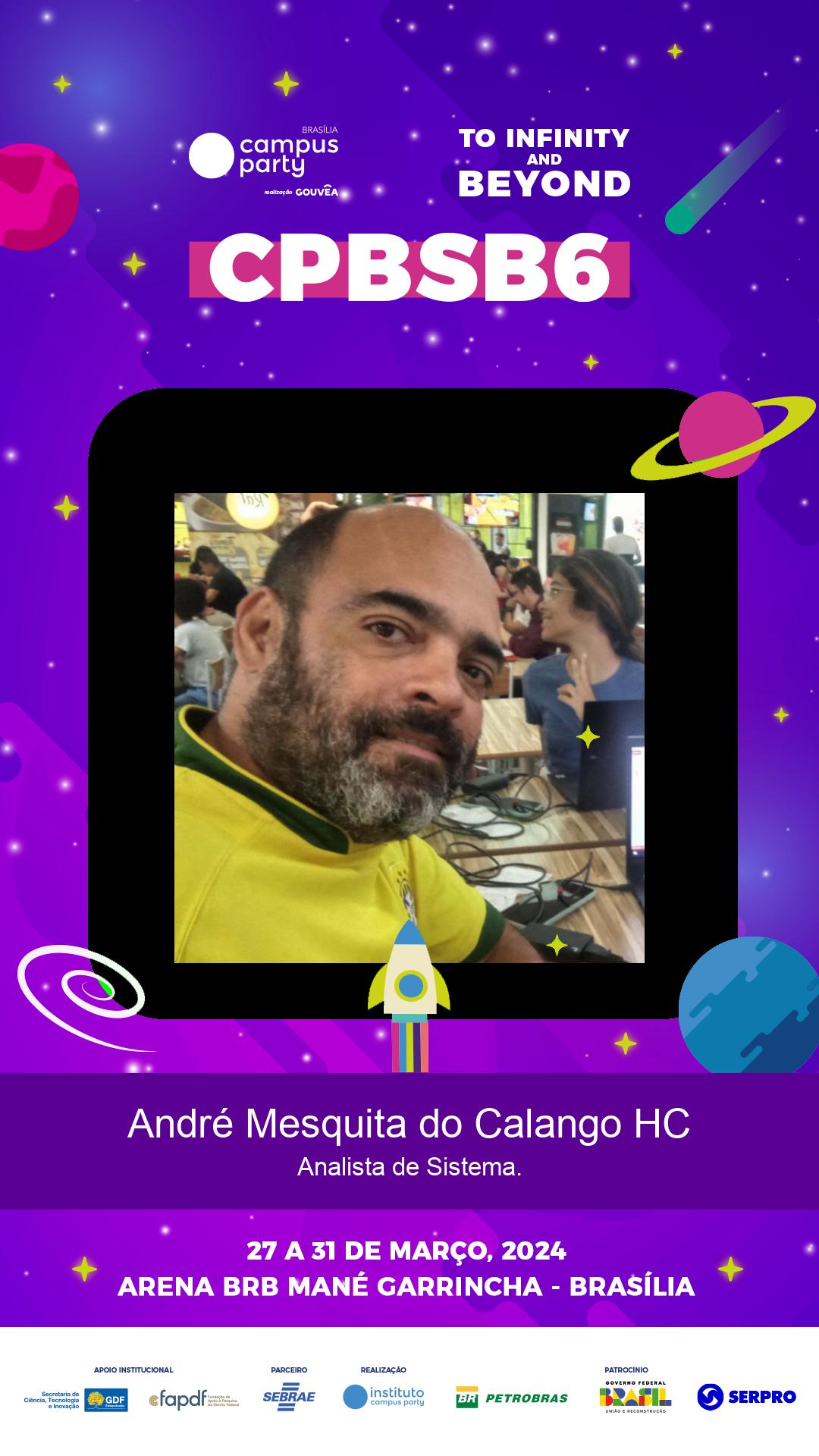 Palestrante - André Mesquita do Calango HC