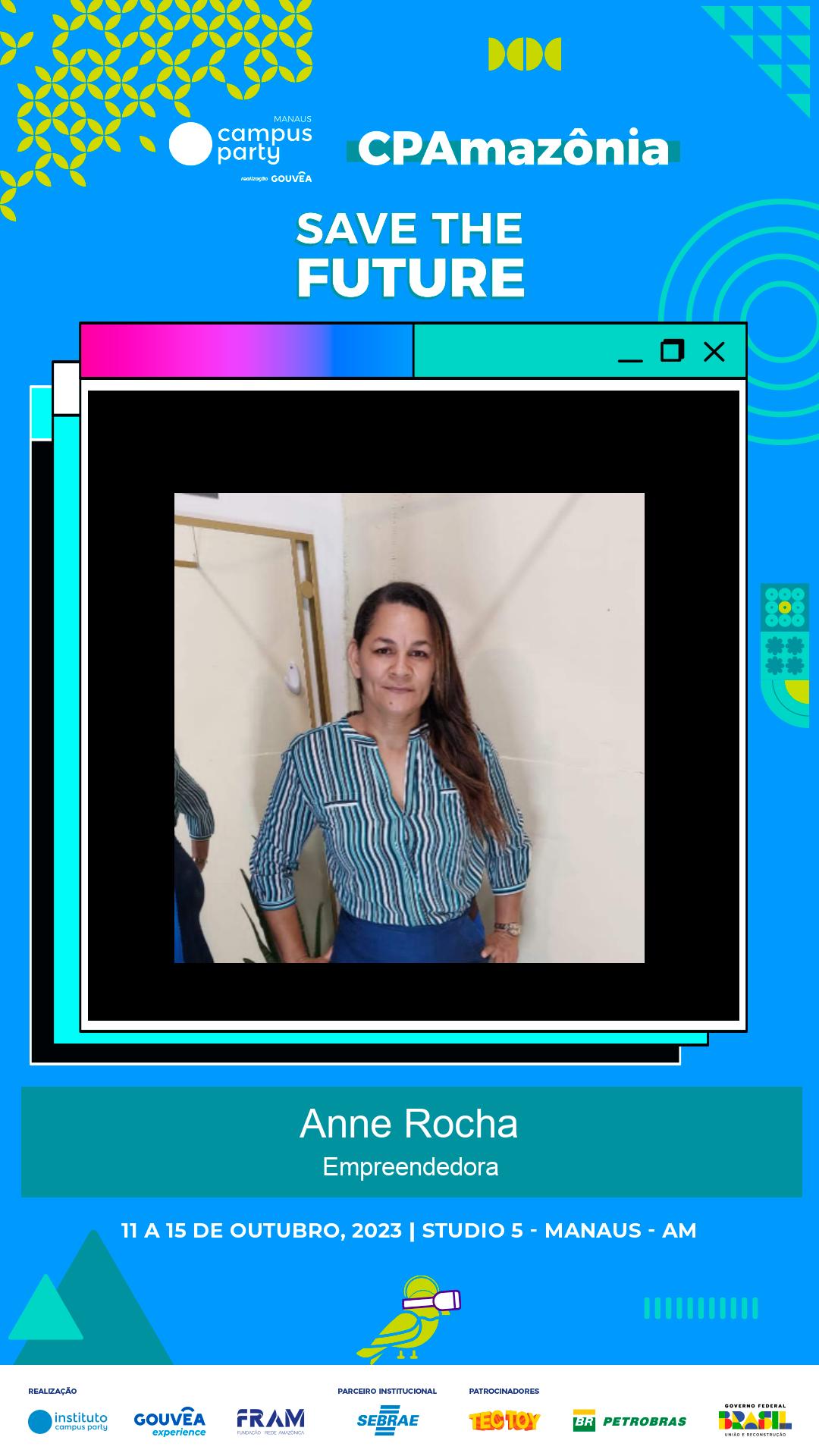 Palestrante - Anne Rocha