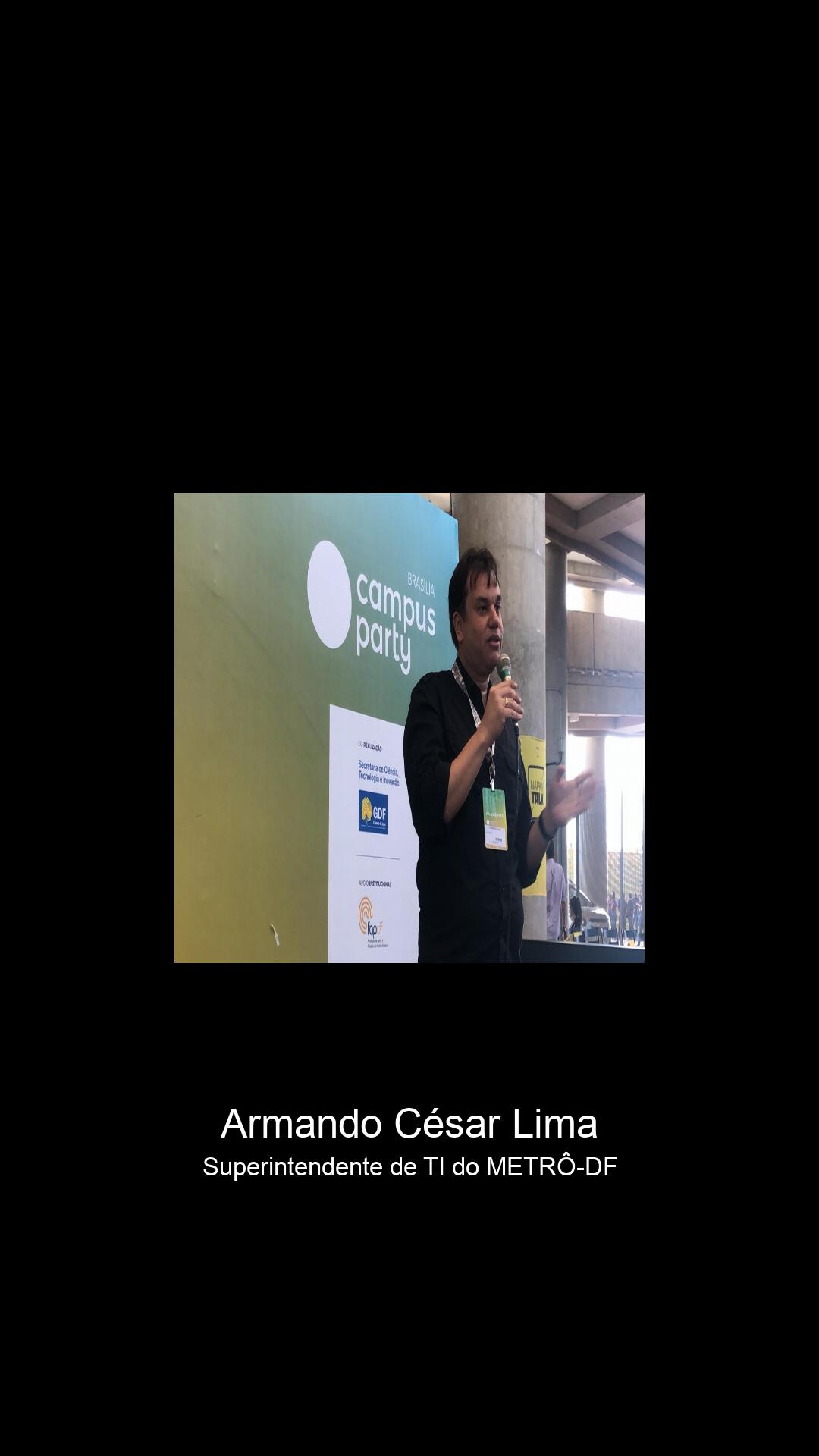 Palestrante - Armando César Lima