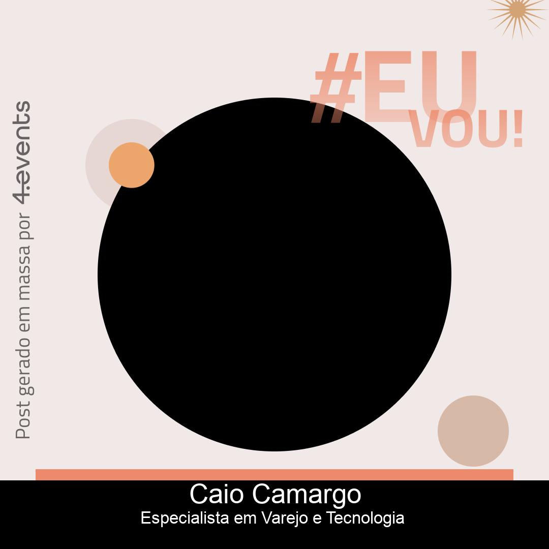 Palestrante - Caio Camargo