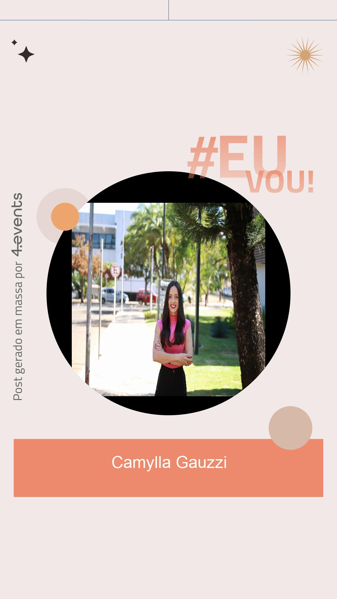 Palestrante - Camylla Gauzzi