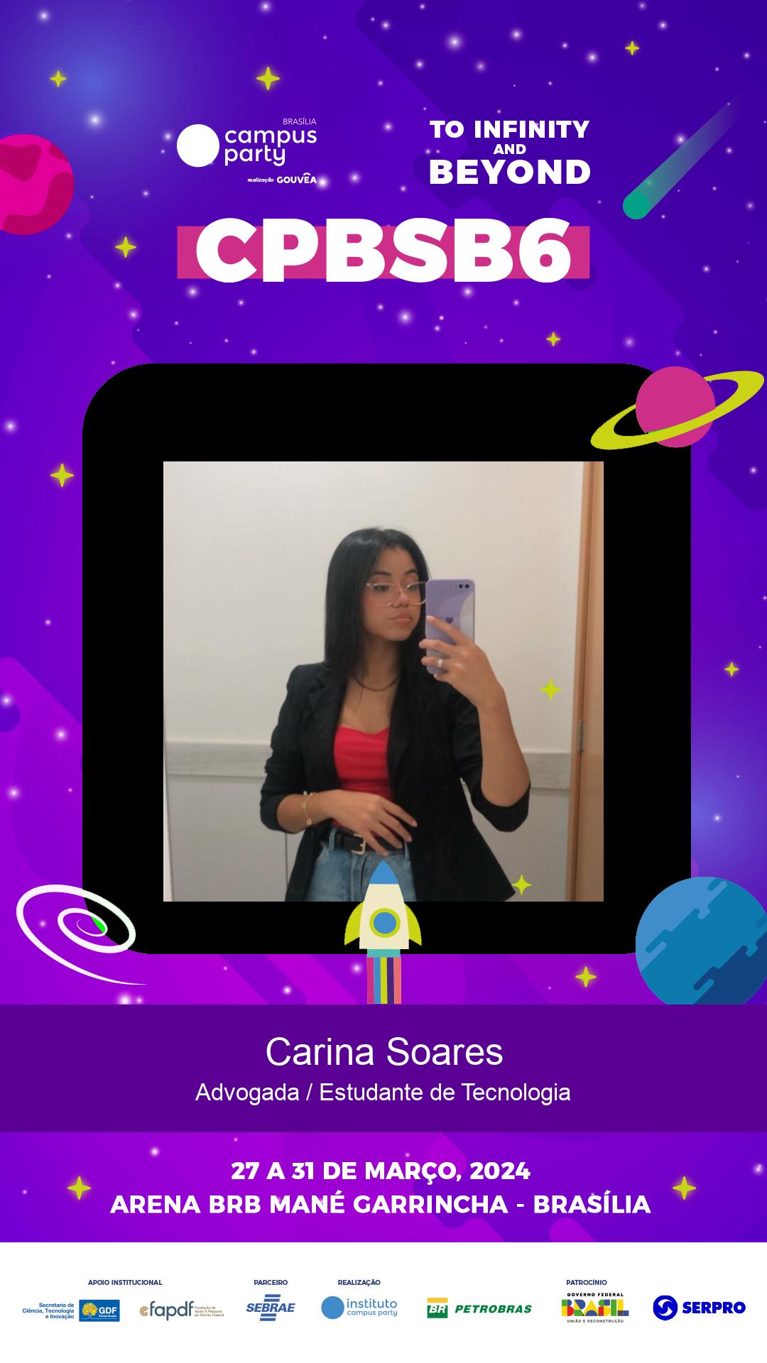 Palestrante - Carina Soares