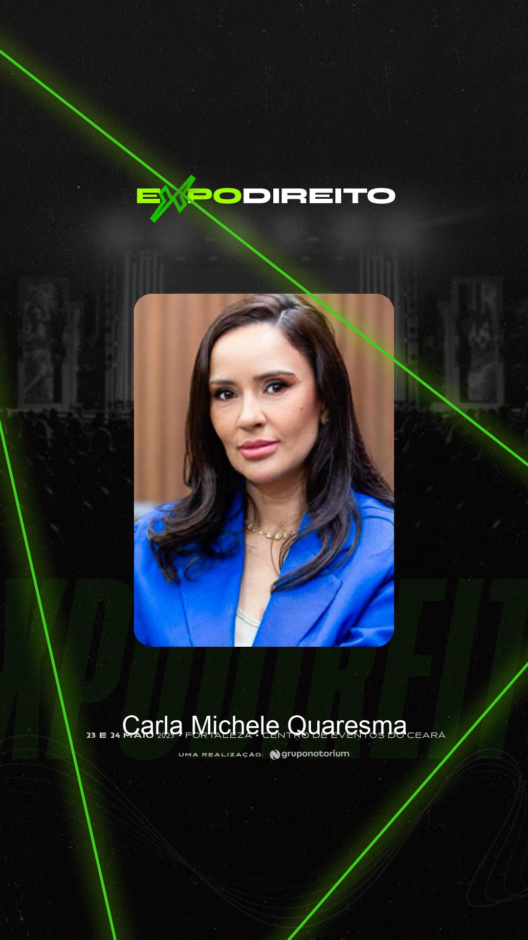 Palestrante - Carla Michele Quaresma