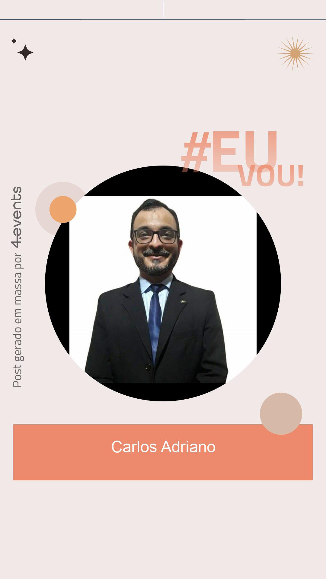 Palestrante - Carlos Adriano