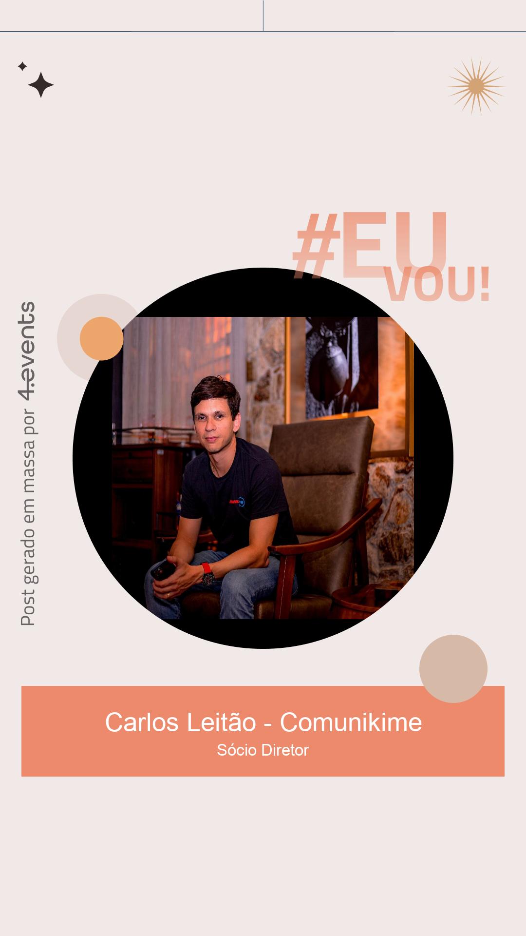 Palestrante - Carlos Leitão - Comunikime