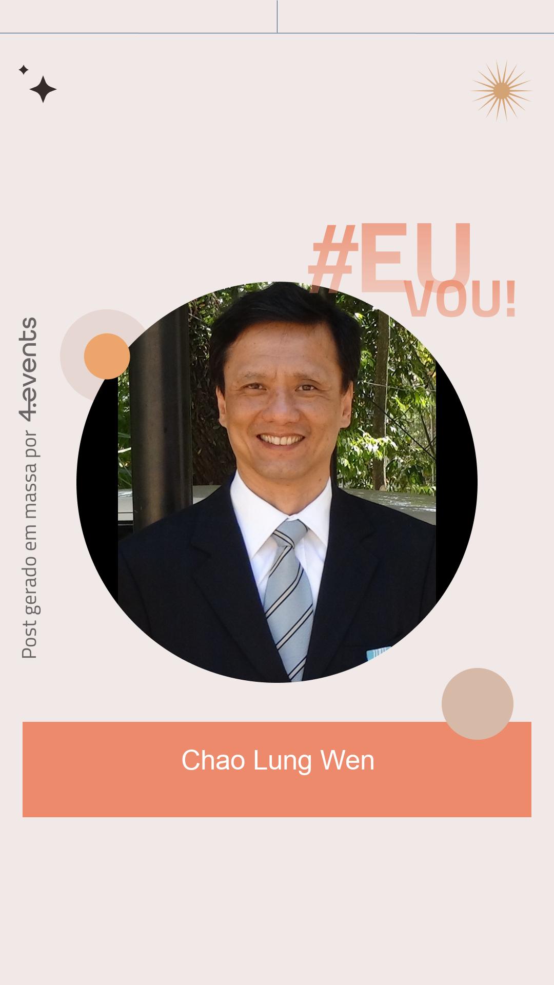 Palestrante - Chao Lung Wen