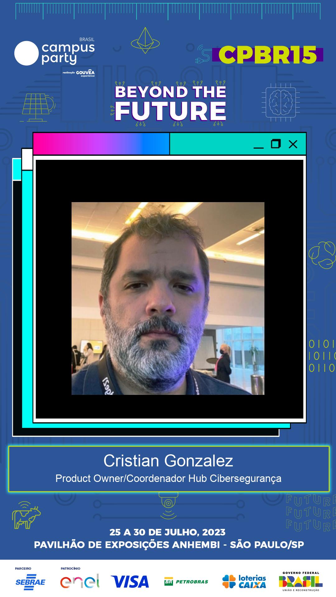 Palestrante - Cristian Gonzalez