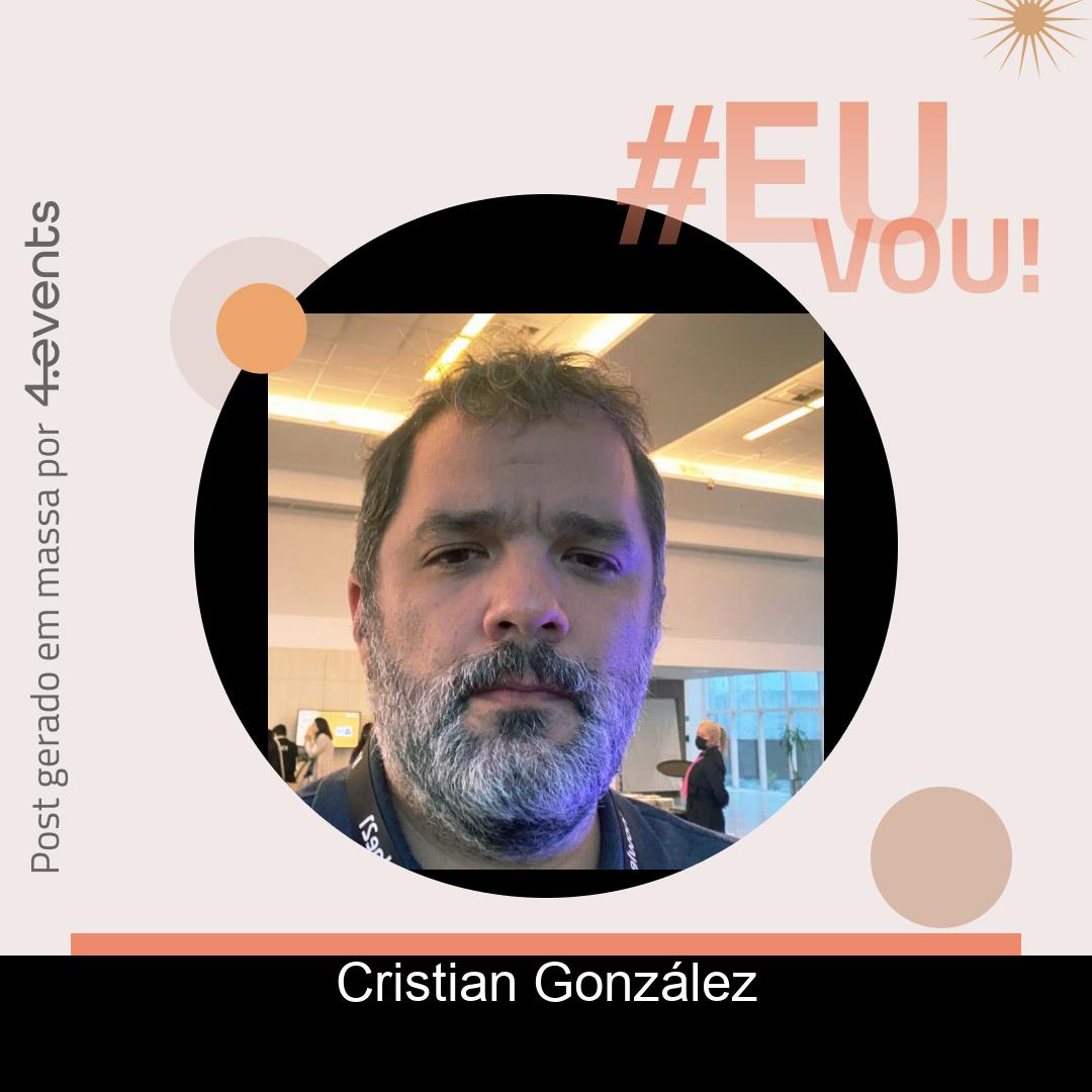 Palestrante - Cristian González