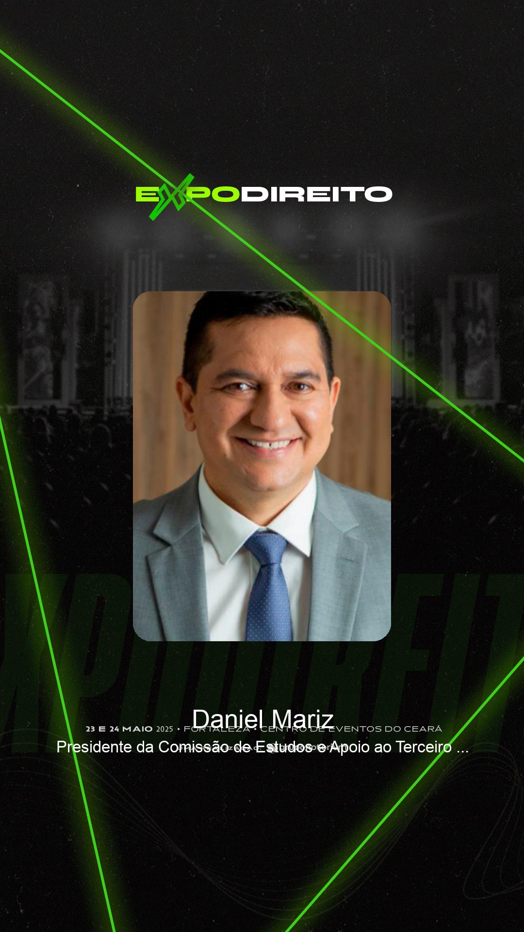 Palestrante - Daniel Mariz