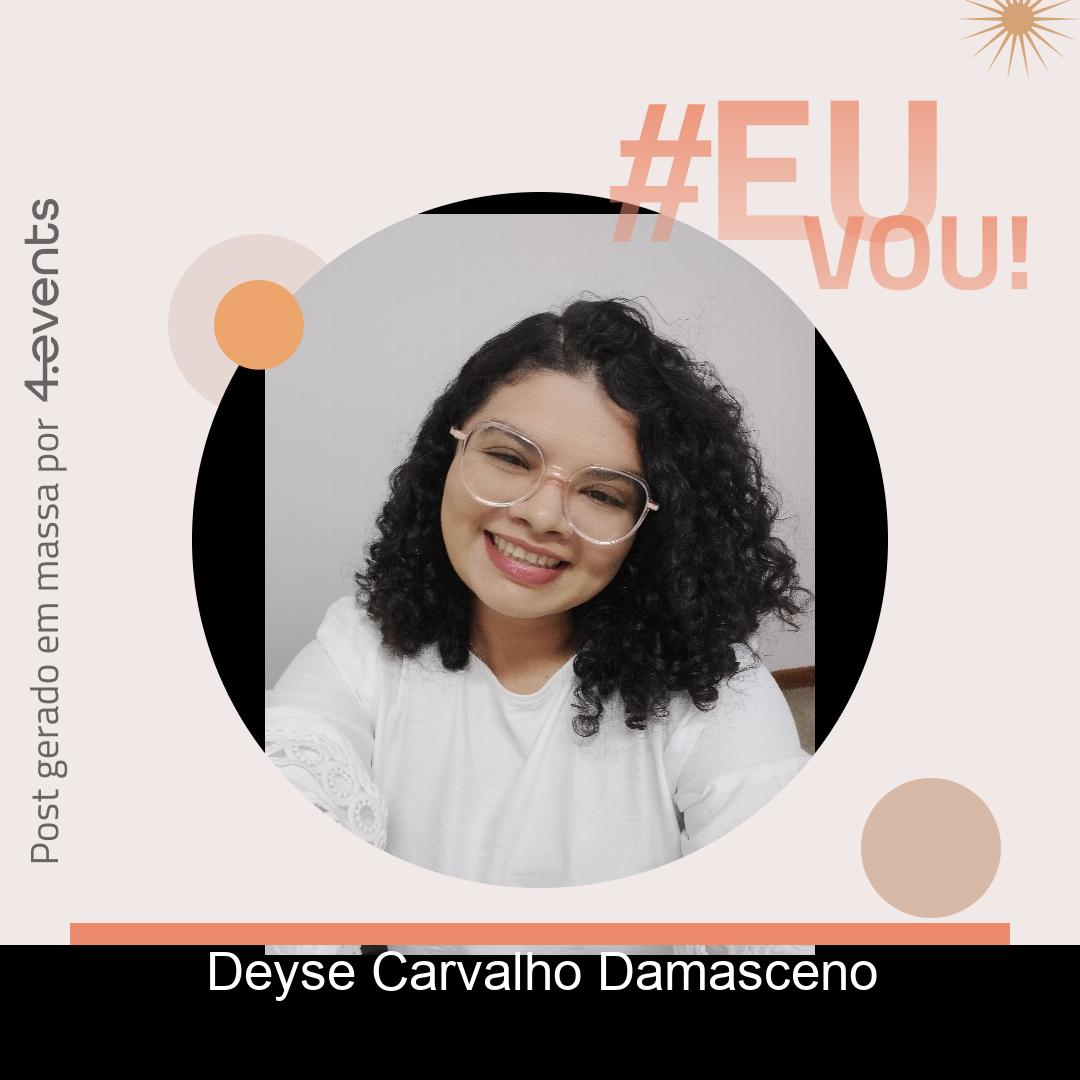 Palestrante - Deyse Carvalho Damasceno