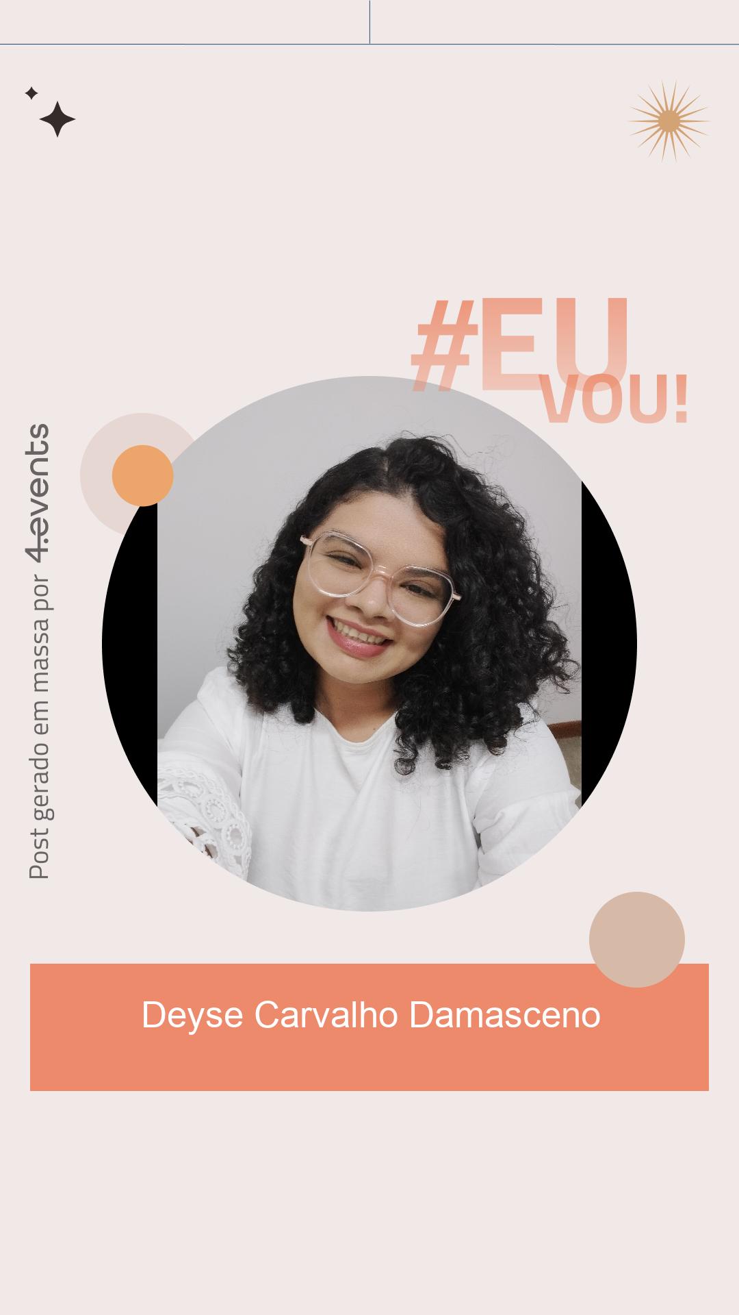 Palestrante - Deyse Carvalho Damasceno