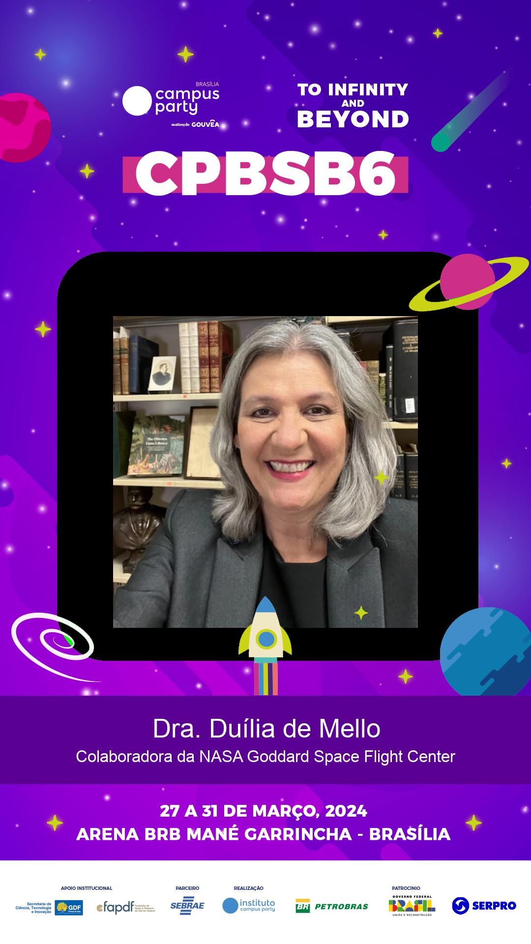 Palestrante - Dra. Duília de Mello