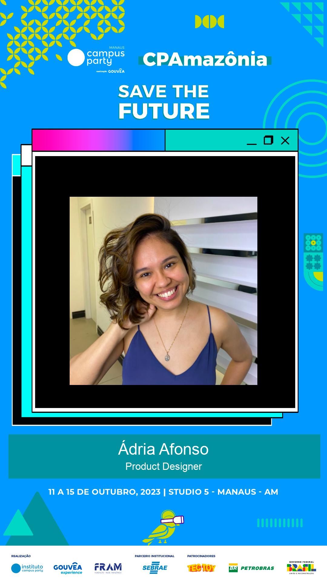 Palestrante - Ádria Afonso