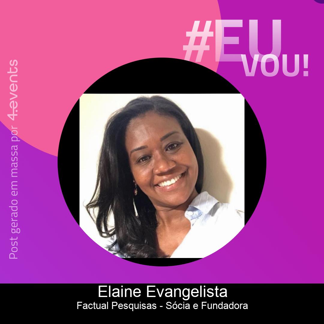 Palestrante - Elaine Evangelista