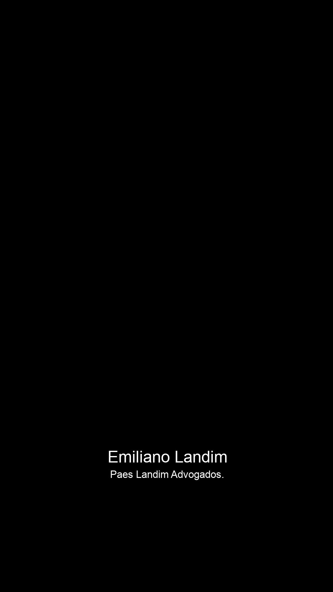 Palestrante - Emiliano Landim