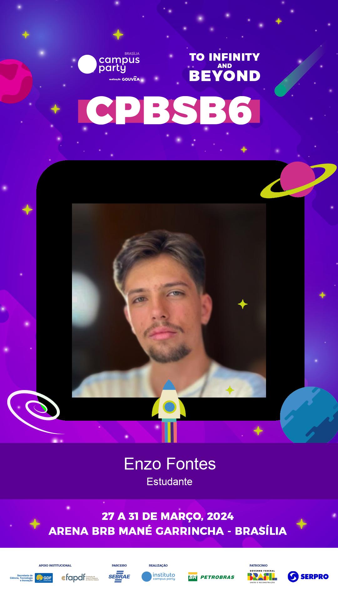 Palestrante - Enzo Fontes