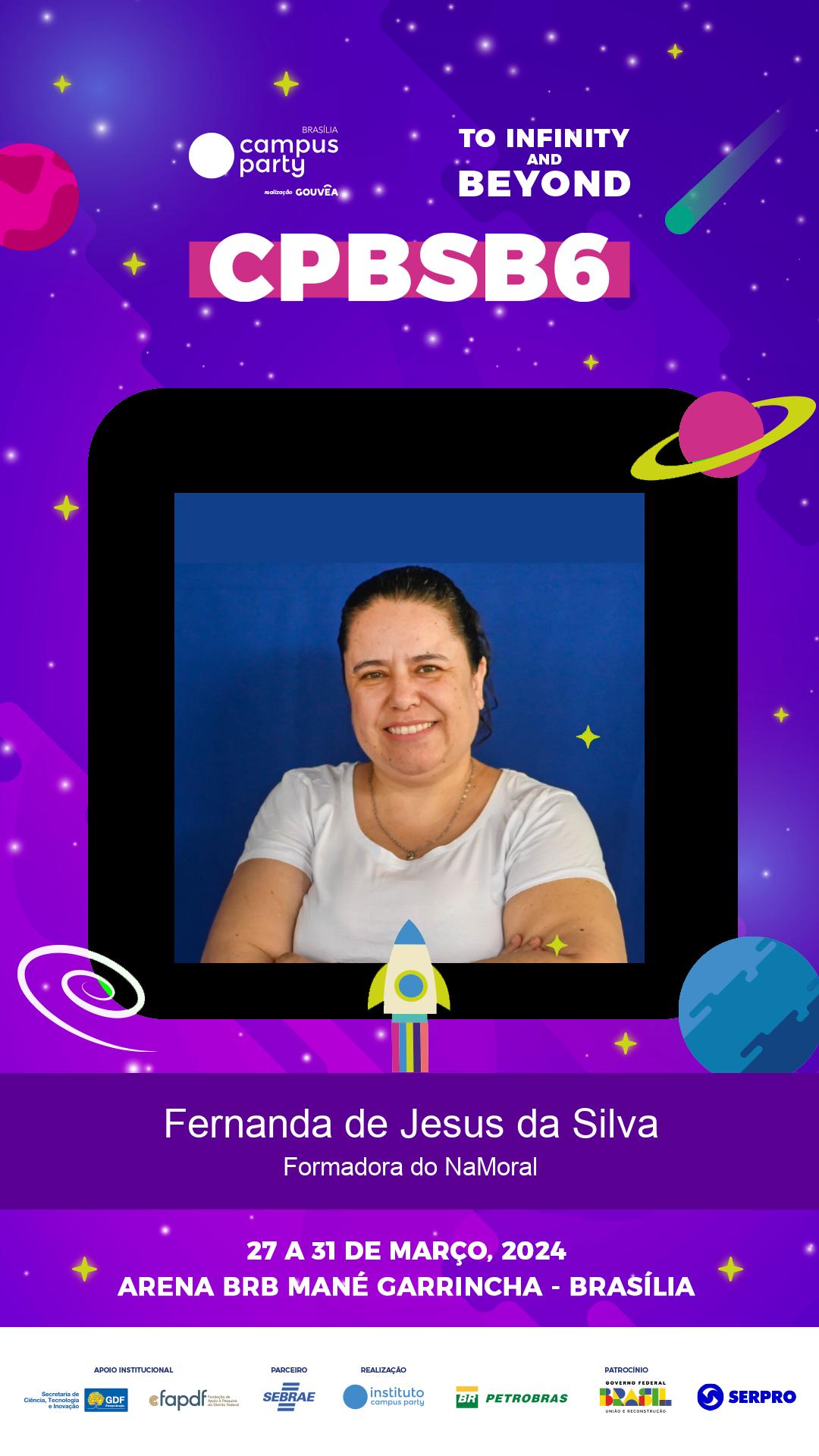 Palestrante - Fernanda de Jesus da Silva