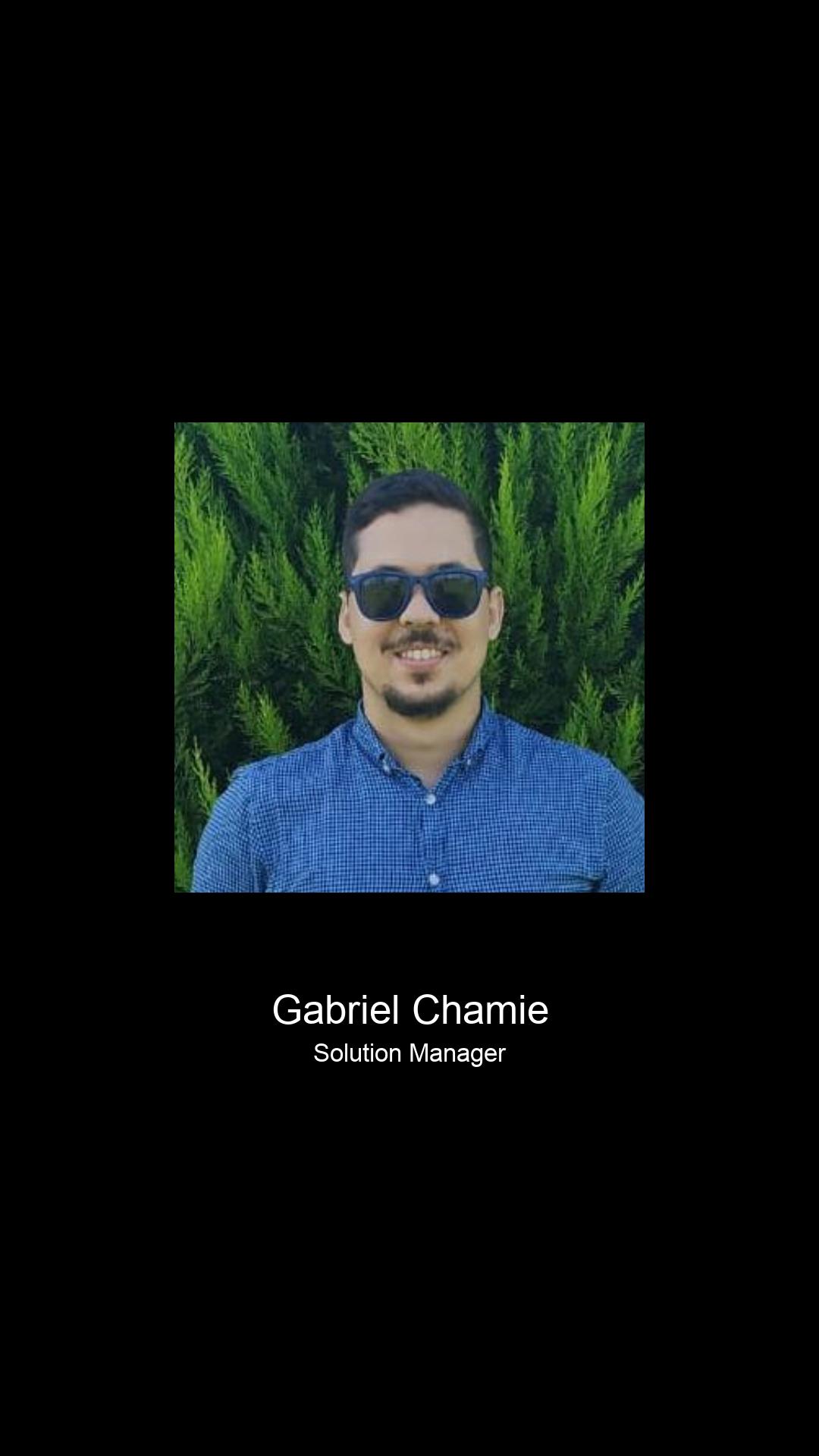 Palestrante - Gabriel Chamie