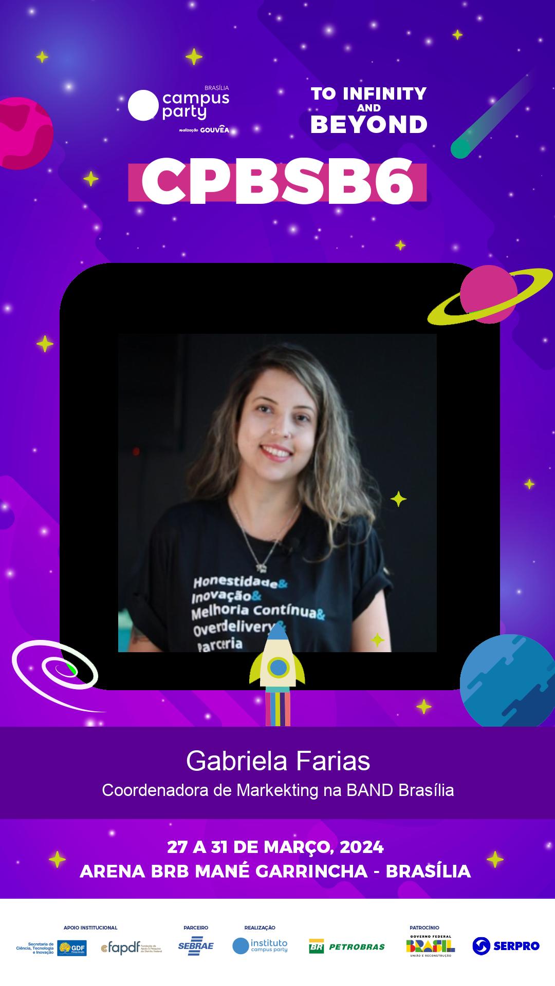 Palestrante - Gabriela Farias