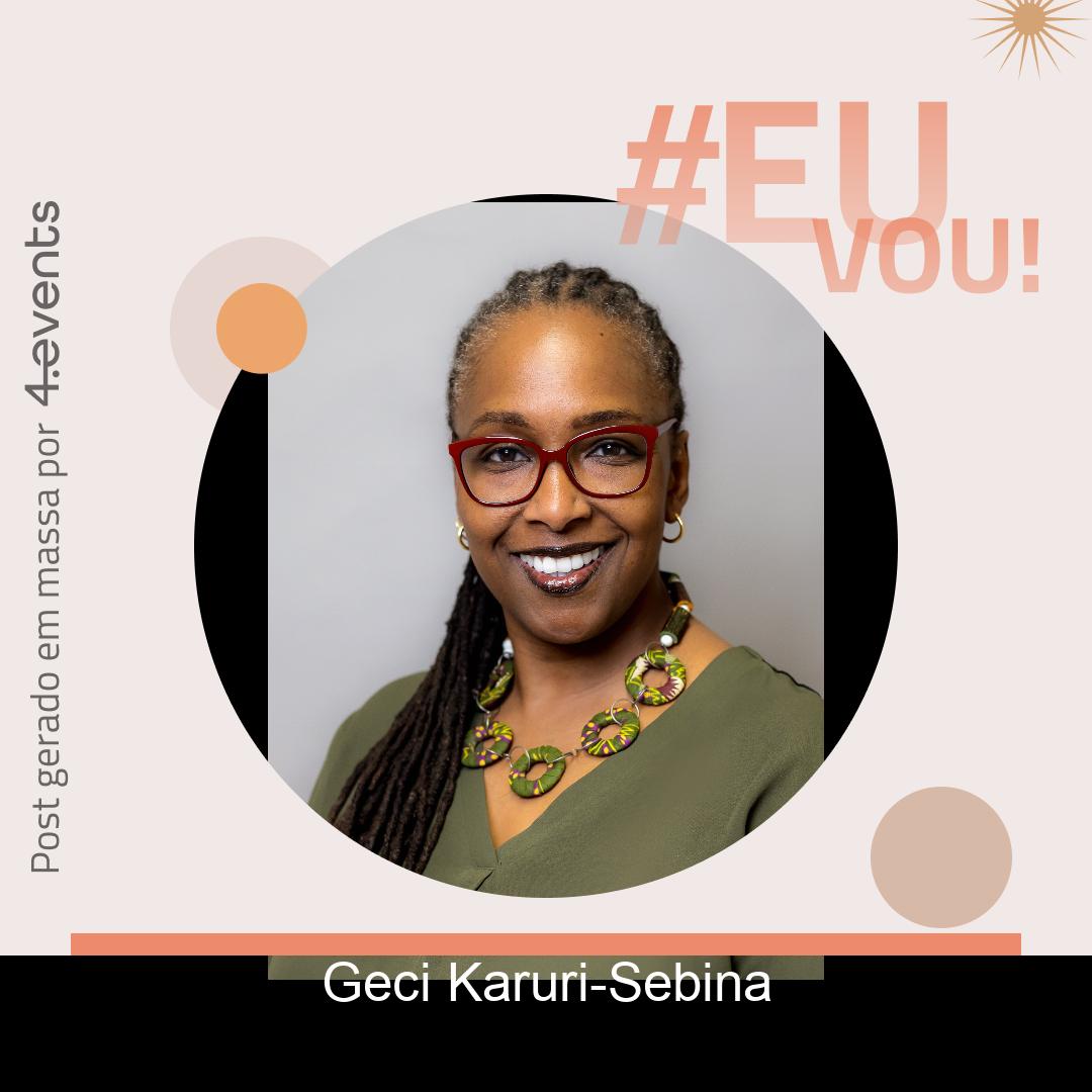 Palestrante - Geci Karuri-Sebina