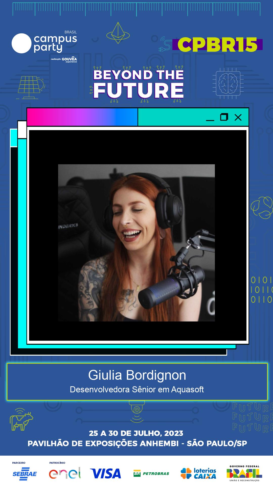 Palestrante - Giulia Bordignon