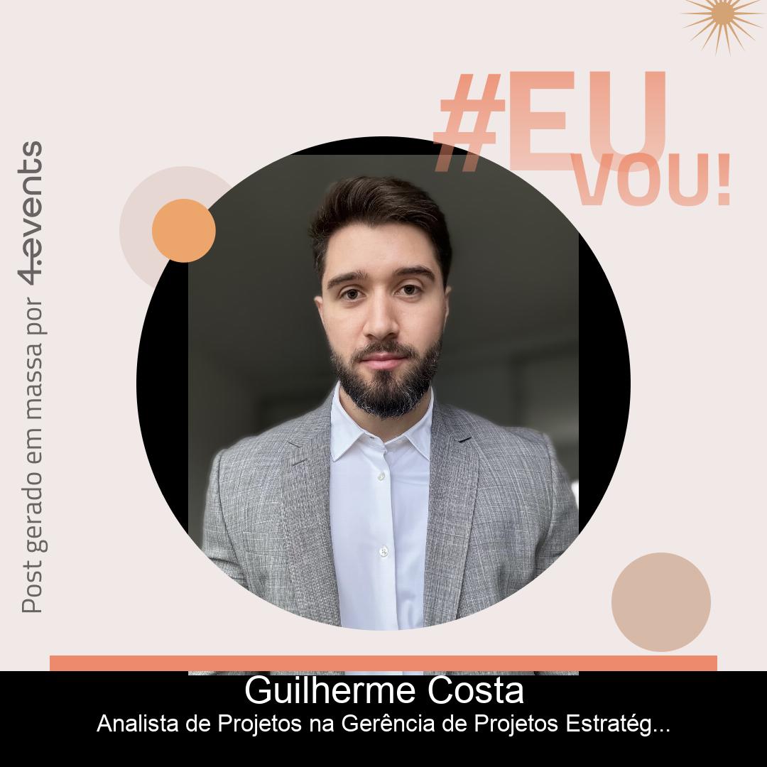 Palestrante - Guilherme Costa