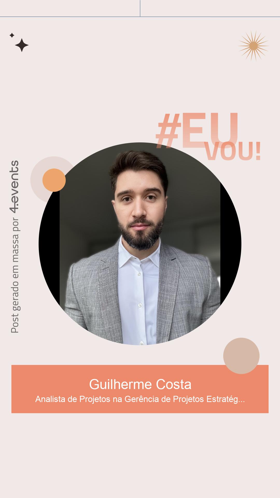 Palestrante - Guilherme Costa