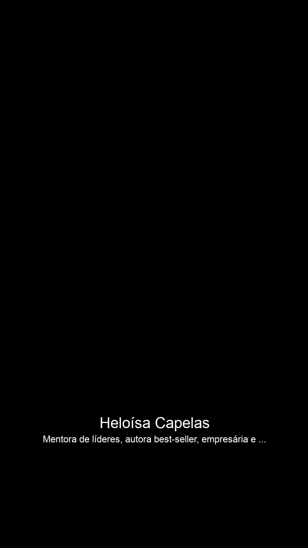 Palestrante - Heloísa Capelas